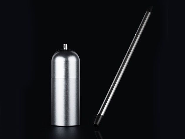 Altgalley Forever Straw + Carrying Vial (Silver) | StackSocial
