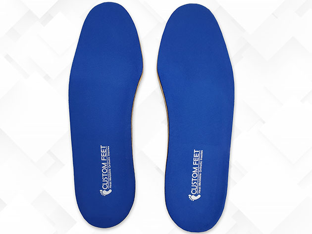 Custom Feet Dynamic Blue: Heat Moldable Orthotic Insoles | StackSocial