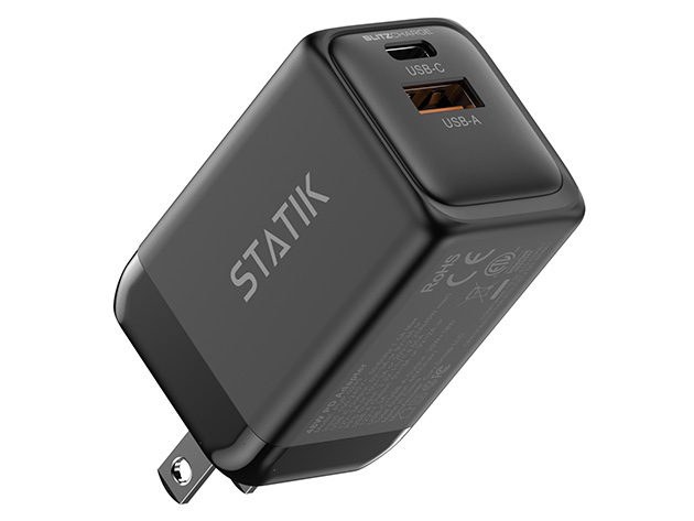 Statik® 48W BlitzCharge™ Dual Power Adapter | Boing Boing