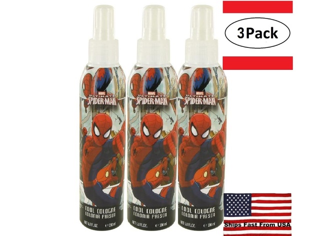3 Pack Spiderman by Marvel Body Spray 6.8 oz for Men | StackSocial