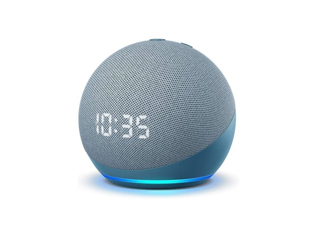 Amazon Echo Dot (4th Gen) Smart speaker with clock and Alexa - Twilight ...
