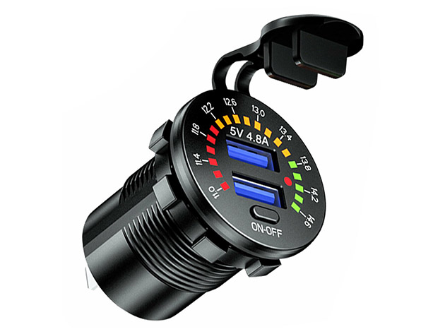 LED Fast Car Dual USB Charger | Android Authority