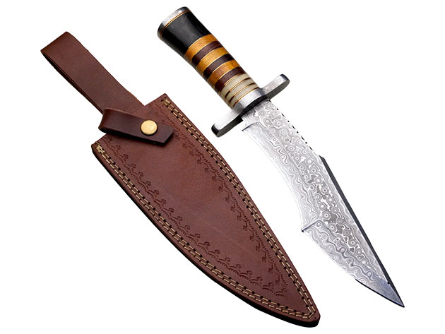 Deadra Damascus Guard Strong Hunter Knife | StackSocial