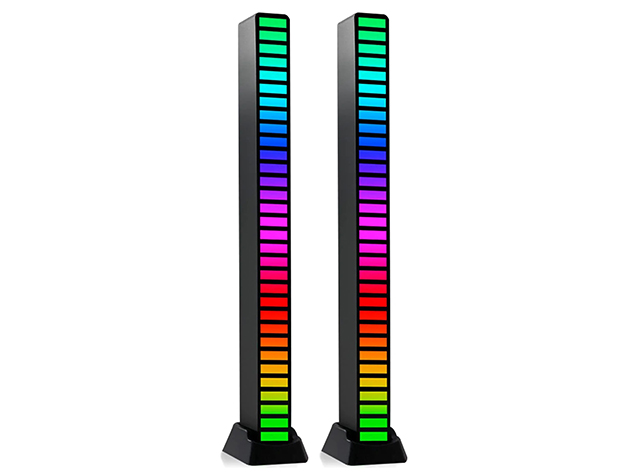 VYSN GetLit Sound Activated Multi-Color Light Bar (2-Pack) | GameSpot