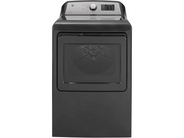 GE GTD72EBPNDG 7.4 Cu. Ft. Diamond Gray Top Load Electric Dryer ...