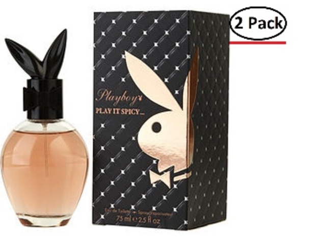 PLAYBOY PLAY IT SPICY by Playboy EDT SPRAY 2.5 OZ (Package Of 2) | Joyus
