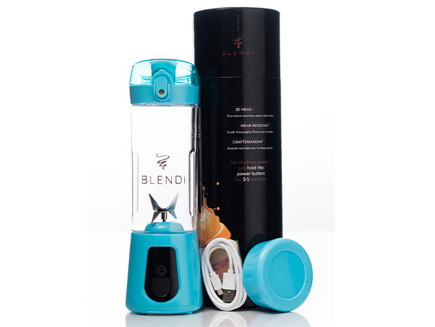 BLENDi Pro 18oz Portable Blender (Blue) | Joyus