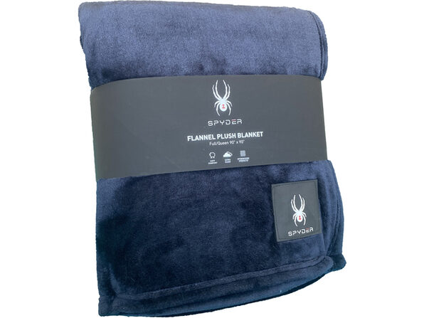 Spyder Flannel Ultra Plush Bed Blanket Interwoven Strength - King 90 ...