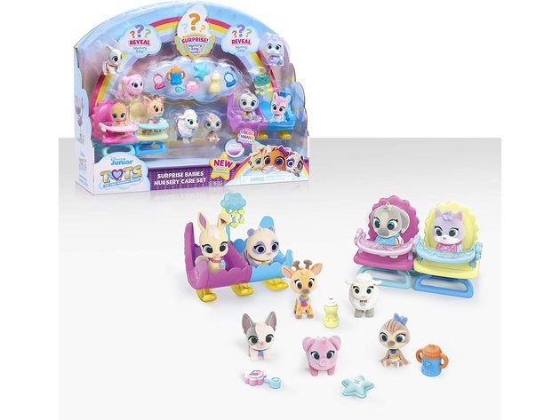 Disney Jr T.O.T.S. Surprise Babies 18 Pieces Nursery Care Set, Ages 3 ...