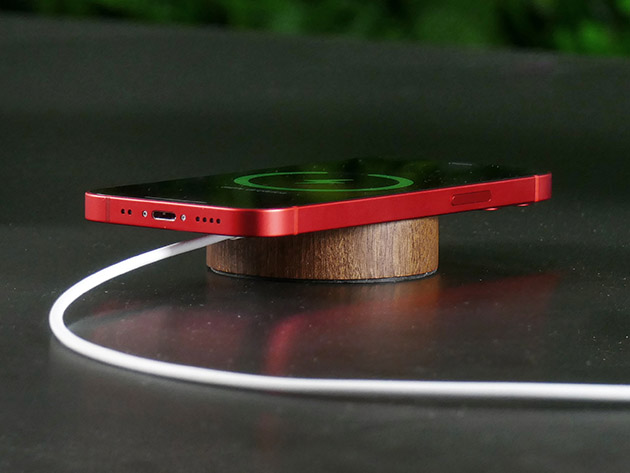 MagSafe® Solid Wood Mini Dock | StackSocial