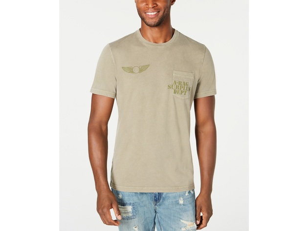 American Rag Men's Army Stamp T-Shirt Green Size Large | StackSocial
