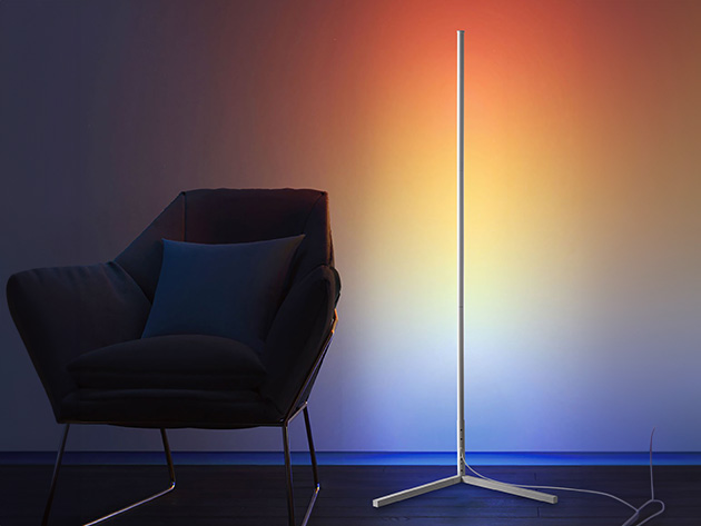 Minimalist LED Corner Floor Lamp | StackSocial