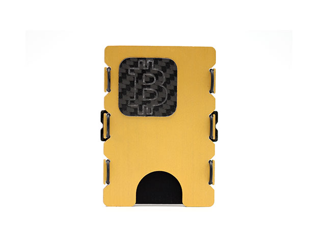 slimTECH Cryptolite Cold Storage Wallet (Gold) | Major Geeks