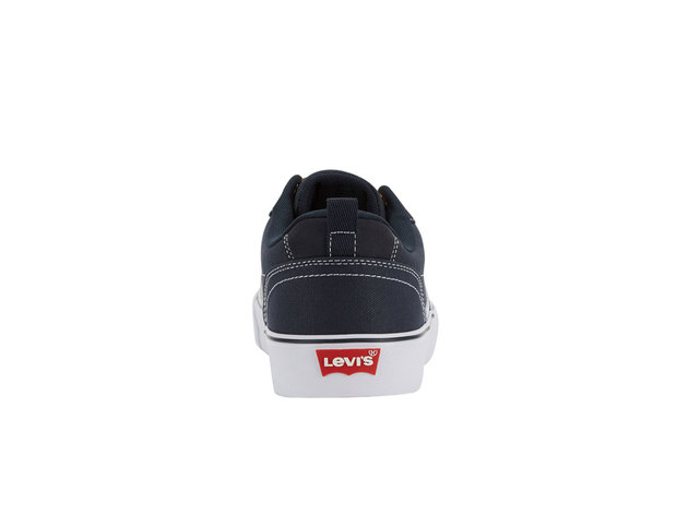 Levi's Mens Lance CT Canvas Sneaker Shoe - 11 M Navy/White | StackSocial