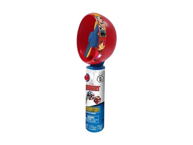 Marvel Avengers Animated LED Light Up Fanimation Show Fan with Candy ...