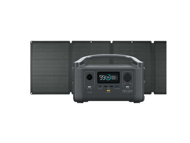 EcoFlow River Plus Portable Power Station + 110W Solar Panel | Gadget ...
