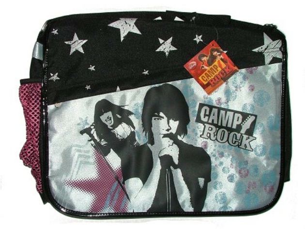 Backpack - Camp Rock - Messenger Bag - Black Silver | StackSocial