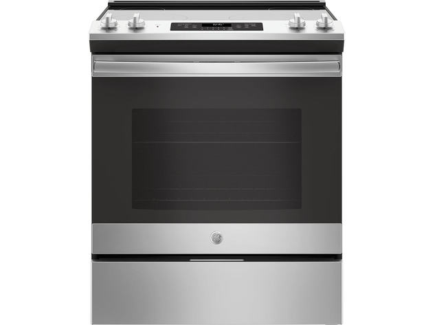 GE JS645SLSS 5.3 Cu. Ft. Stainless Slide-In Electric Range | StackSocial