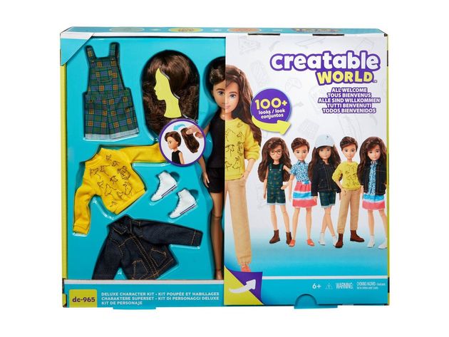 Creatable World DC-965 Deluxe Character Kit Mix and Match to Create 100 ...