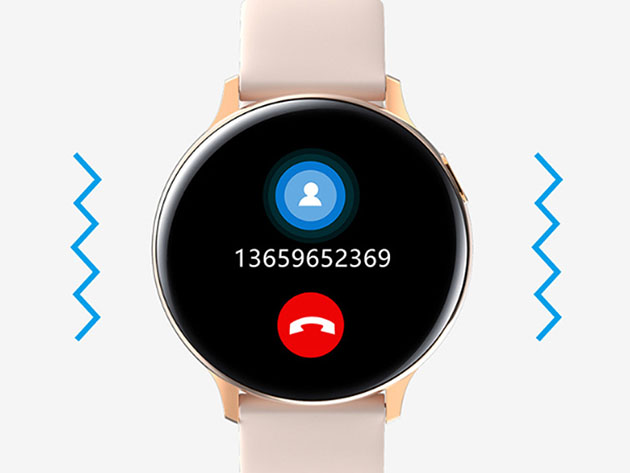 Smart Watch Round Face Health Monitor & Activity Tracker (Pink) | Raw Story