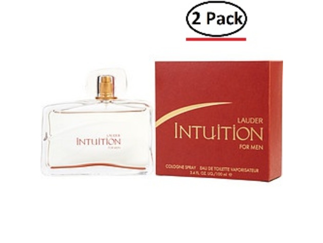 INTUITION by Estee Lauder EDT SPRAY 3.4 OZ for MEN ---(Package Of 2 ...