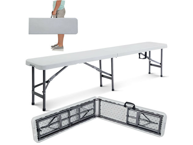 Costway 6' Portable Plastic In/Outdoor Picnic Party Camping Dining ...