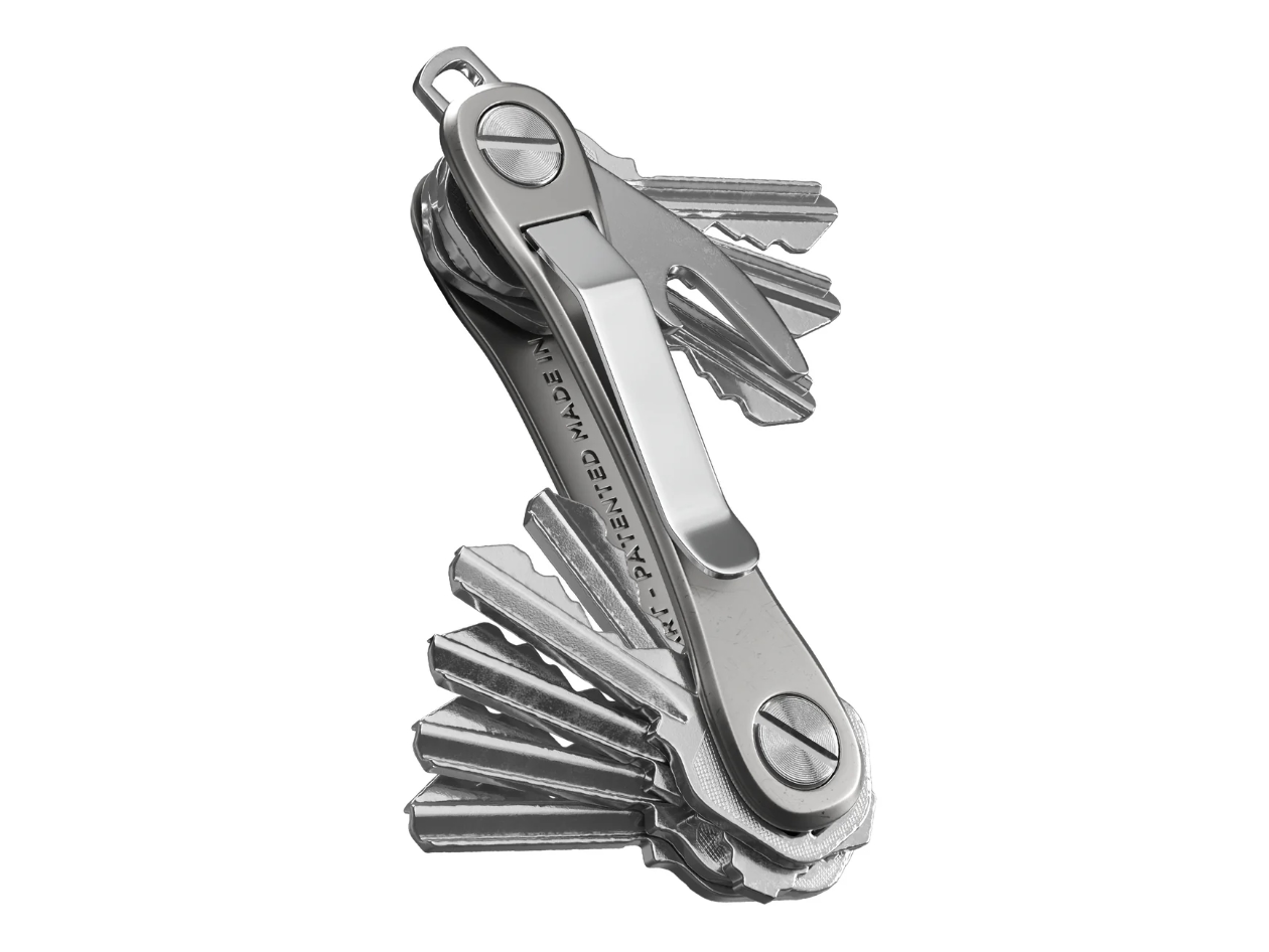 KeySmart® Rugged Compact 14-Key Holder (Titanium) | Boing Boing