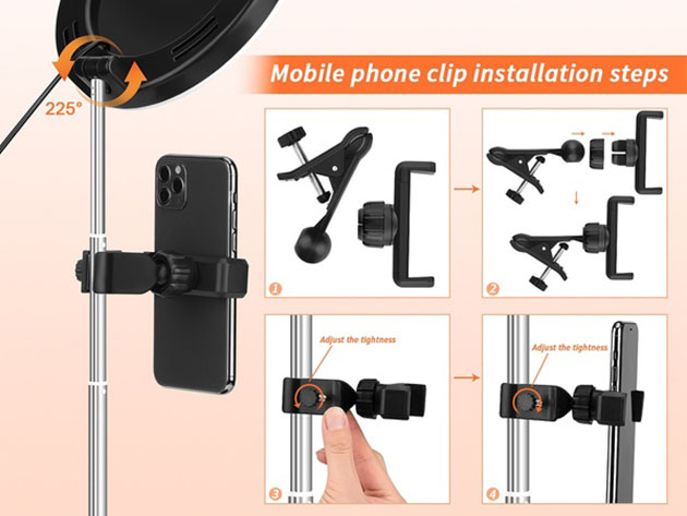 LED Selfie Mirror (Black/2-Pack) | theChive University