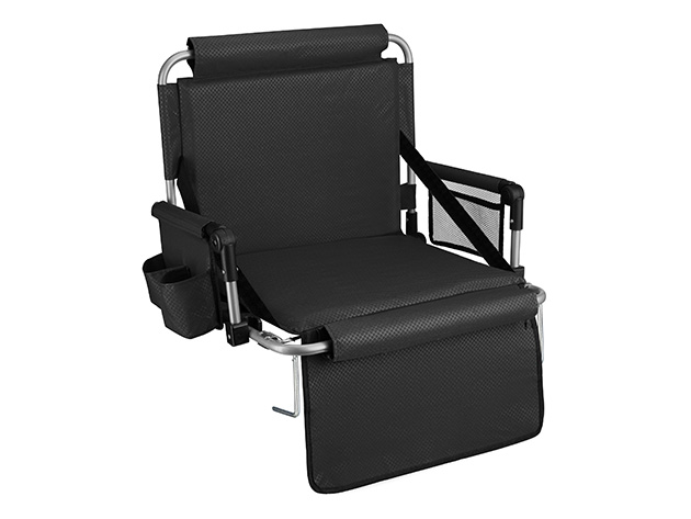 Folding Stadium Seat with Arms & Pockets | StackSocial