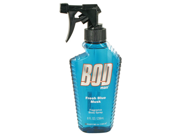 Bod Man Fresh Blue Musk by Parfums De Coeur Body Spray 8 oz for Men ...