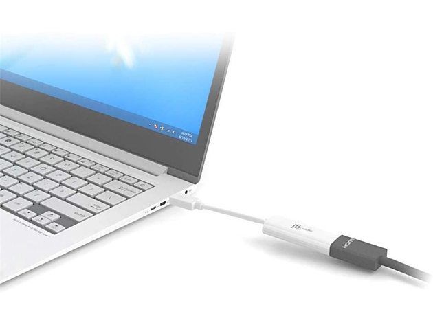 J5create USB 3.0 Type-A Male Connector to HDMI Multitask Multi-Monitor ...