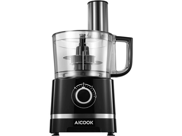 AICOOK 16 Functions Food Processor, 700W, 12-Cup Food Chopper with 4 ...