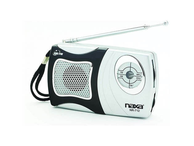 Naxa NR712BLK AM/FM Mini Pocket Radio with Built-In Speaker | StackSocial