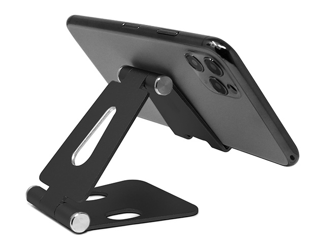 U-Rise Foldable Aluminum Desktop Phone Stand | StackSocial