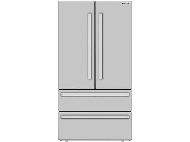 Sharp SJG2351FS 22 Cu. Ft. Stainless Steel Ft. 4-Door Refrigerator ...