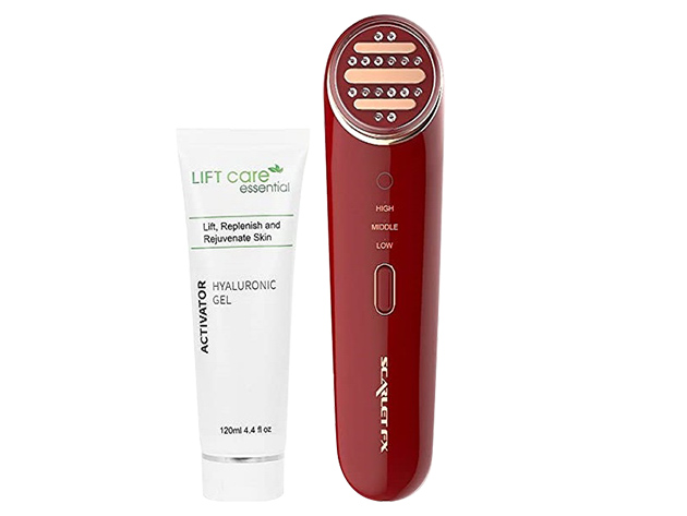 Scarlet FX: RF Anti-Aging Light Therapy Device with Hyaluronic Toner ...