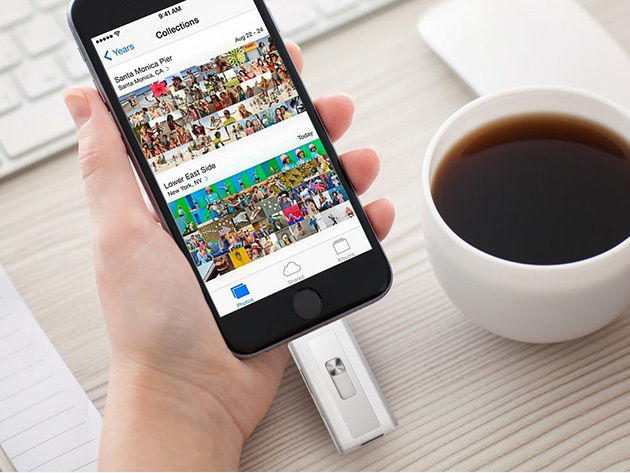 Xtra Drive Lightning Flash Drive with 16GB Micro SD Card | StackSocial