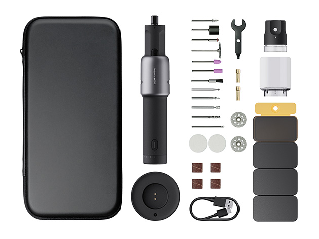 HOTO 35-in-1 Cordless USB-C Rechargeable Rotary Tool Kit | StackSocial