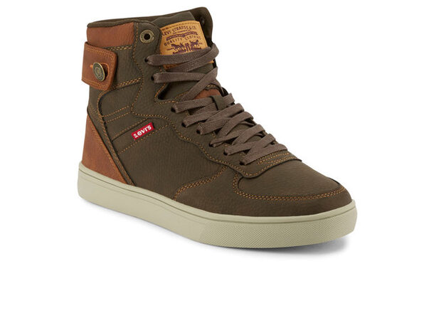 Levi's Mens Jeffrey Hi WX C Fashion Hightop Sneaker Shoe - 10.5 M Brown ...
