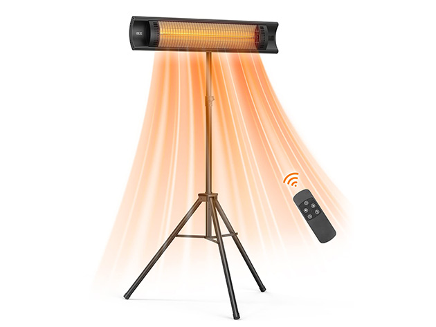 1500W Infrared Patio Heater with Remote | Raw Story Shop