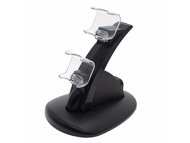 LED Dual USB Charger Docking Station for PS4 | StackSocial