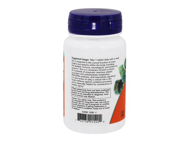 NOW Foods - Zinc 50 mg. - 100 Tablets | StackSocial