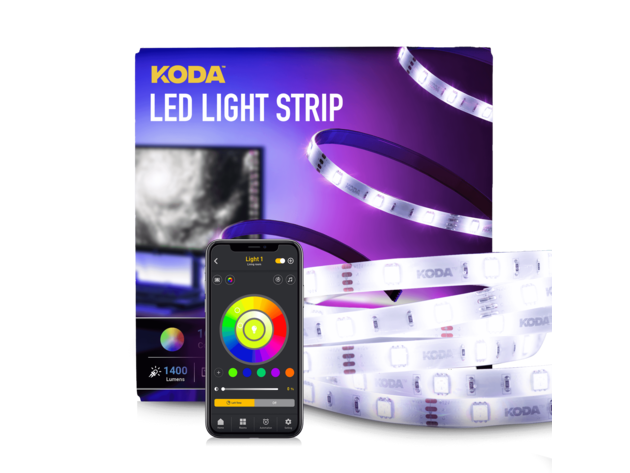 KODA LED Light Strip with App Control Indoor Only | StackSocial