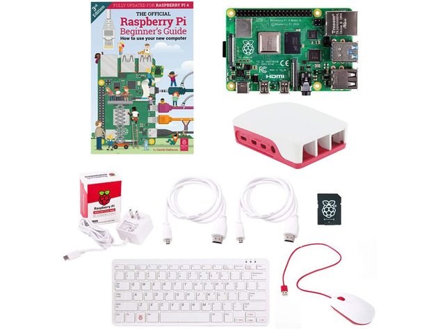 Raspberry Pi 4B Full Official Desktop Computer Starter Kit Pi 4 Model B ...