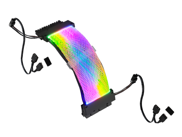 Astra 24-Pin ARGB Sleeved Extension Cable | Entrepreneur