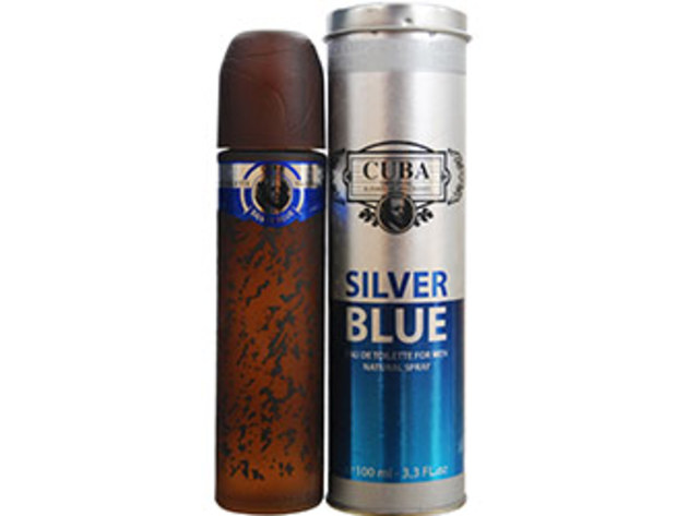 Cuba Silver Blue By Cuba Edt Spray 3.3 Oz For Men (Package Of 4 ...