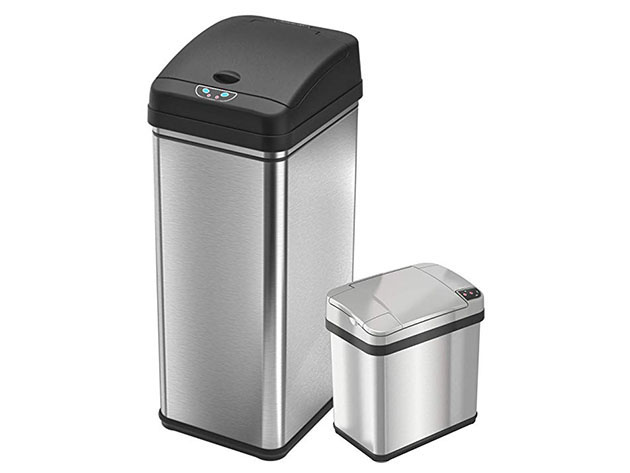 iTouchless 13-Gallon & 2.5-Gallon Automatic Sensor Trash Cans | StackSocial