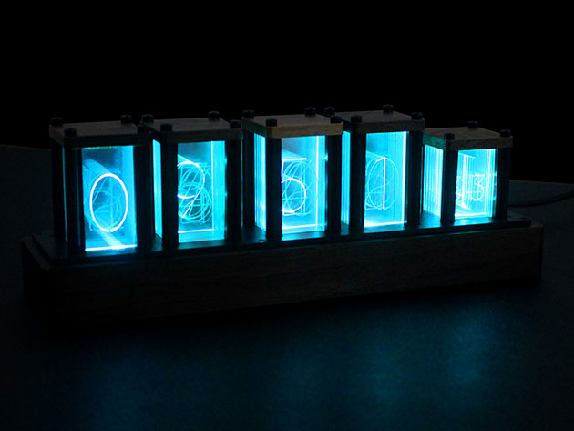 RGB Clock Ambient Night Light | StackSocial