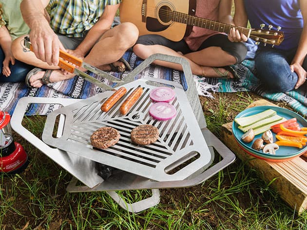 Fireflower Original Fire Pit + Grill | StackSocial