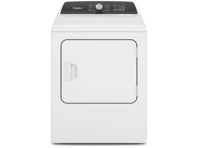 Whirlpool WED5050LW 7.0 Cu. Ft. Top Load White Electric Moisture ...